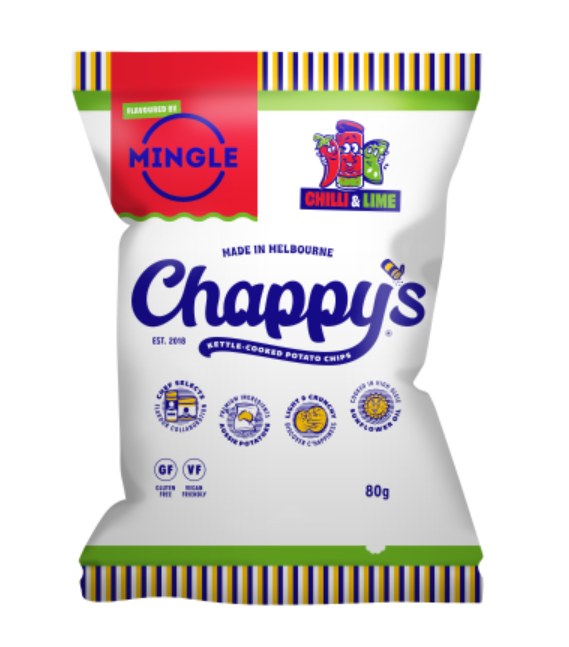 Chappy's Chilli & Lime Potato Chips 80g – Five Vegans