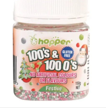 Hopper 100's and 1000's Festive 150g – Five Vegans