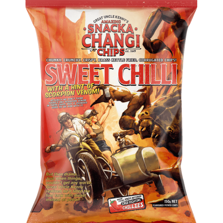 Snacka Changi Chips Sweet Chilli 150g – Five Vegans