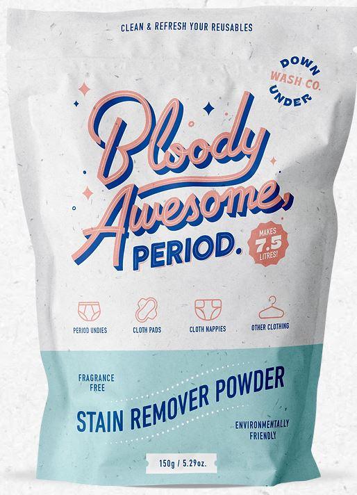 Downunder Wash Co Bloody Awesome Period Stain Remover 150g – Five Vegans