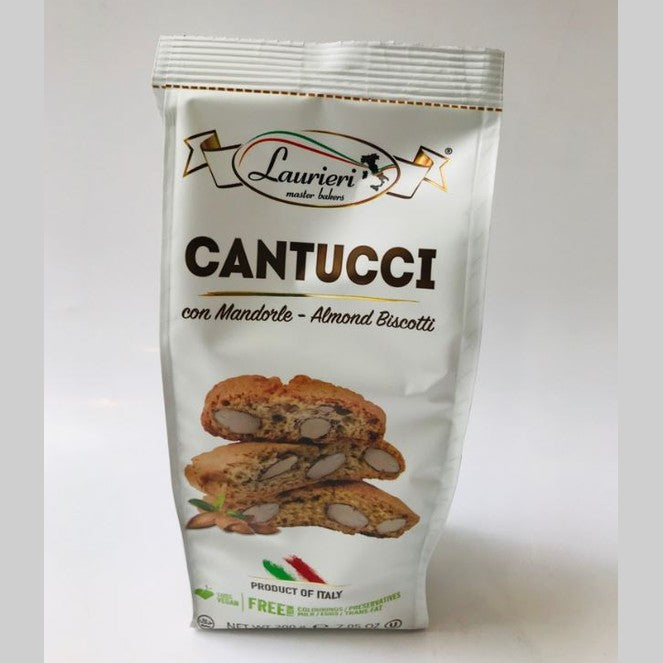 Laurieri Master Bakers Cantucci Almond Biscotti 200g – Five Vegans
